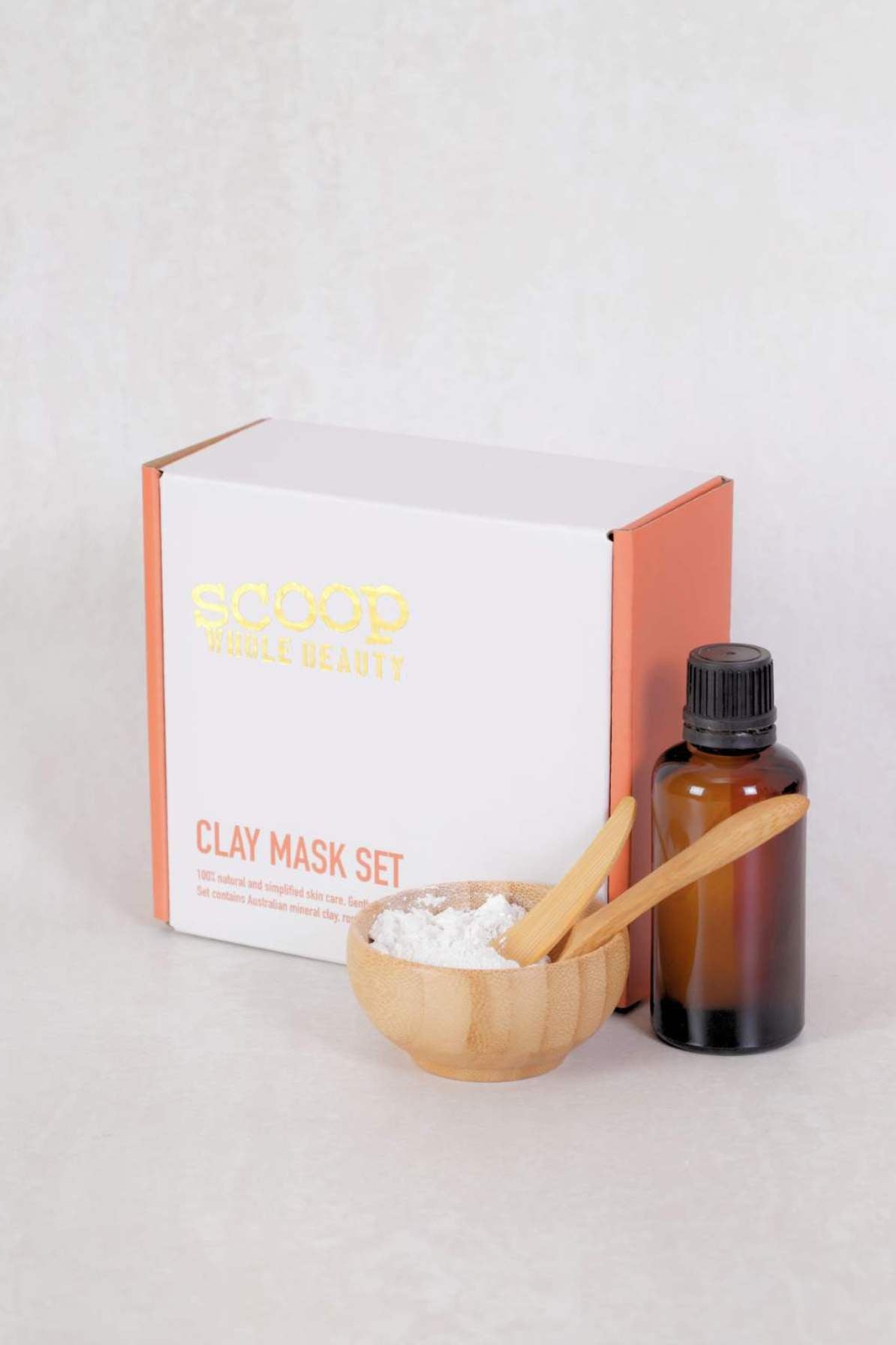 Australian Kaolin Clay Mask Set – Detox & Glow Ritual – Scoop Whole Beauty