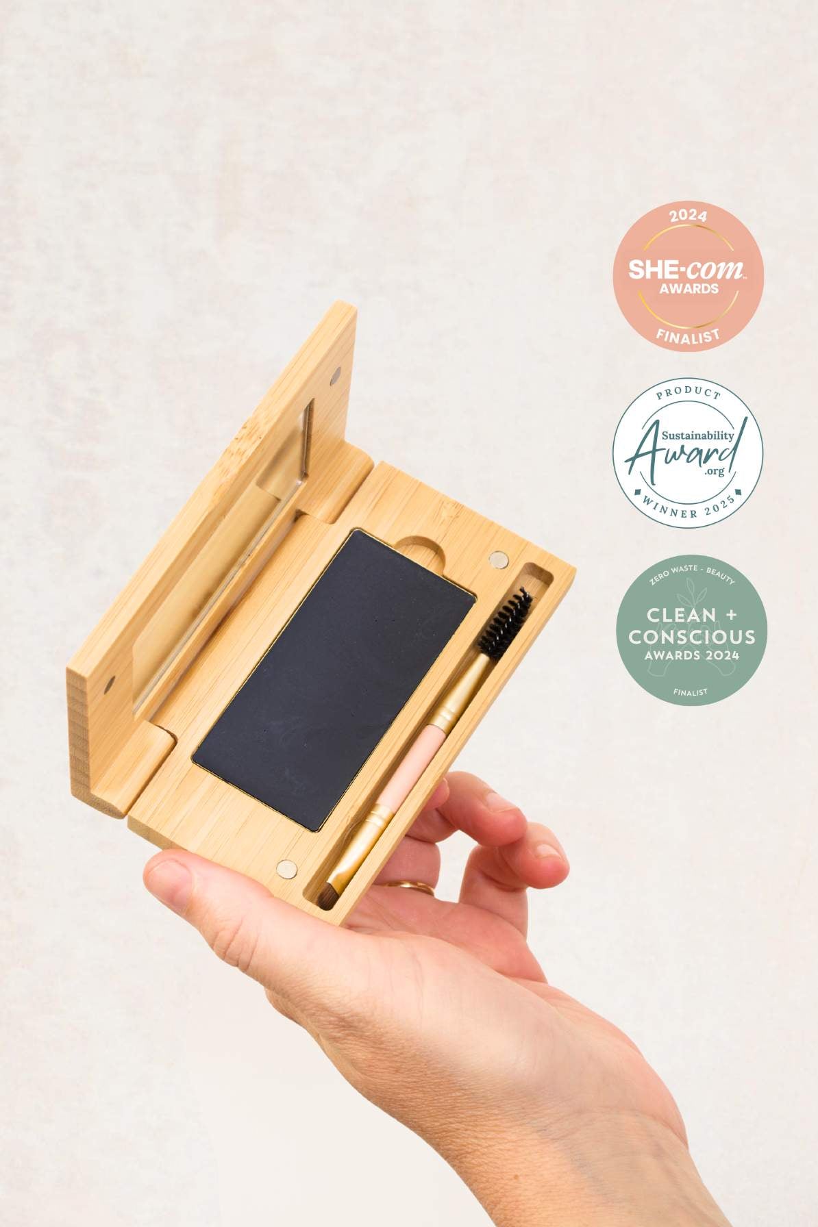 Mud Cake Mascara Compact – 3-in-1 Natural Eye Makeup | Scoop Whole Beauty